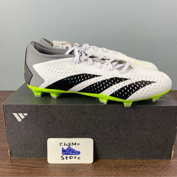 adidas | Shoes | Adidas Predator Accuracy3 Fg Soccer Cleats White Green ...